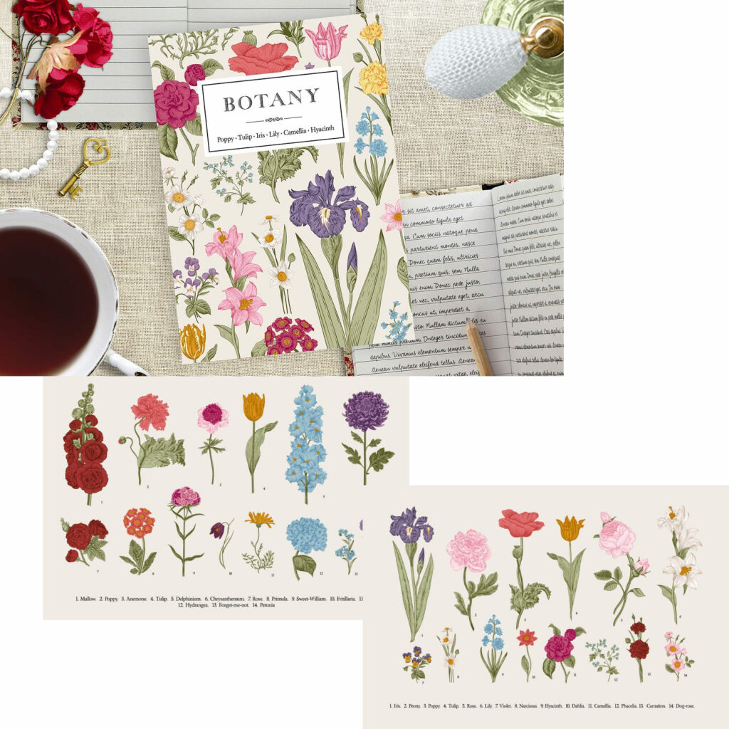 Botany. Victorian Garden. Color – MasterBundles