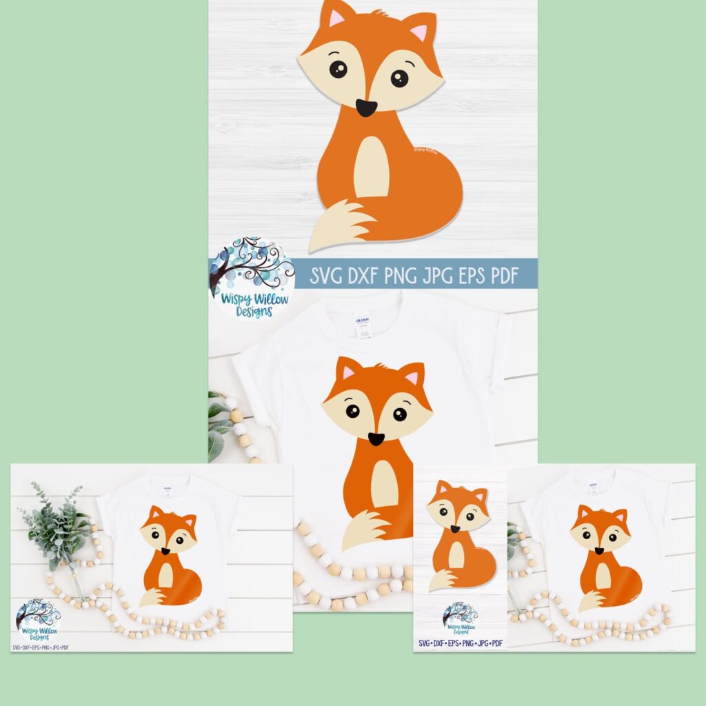 Cute Fox SVG | Layered Fox SVG Cut File – MasterBundles