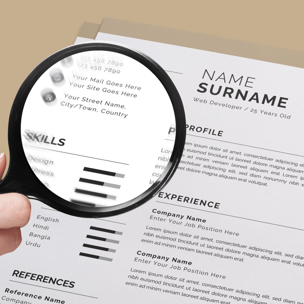 Creative Resume Vector Minimalist Design Template Layout - MasterBundles