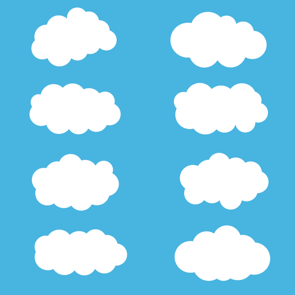8 Clouds SVG Designs – MasterBundles