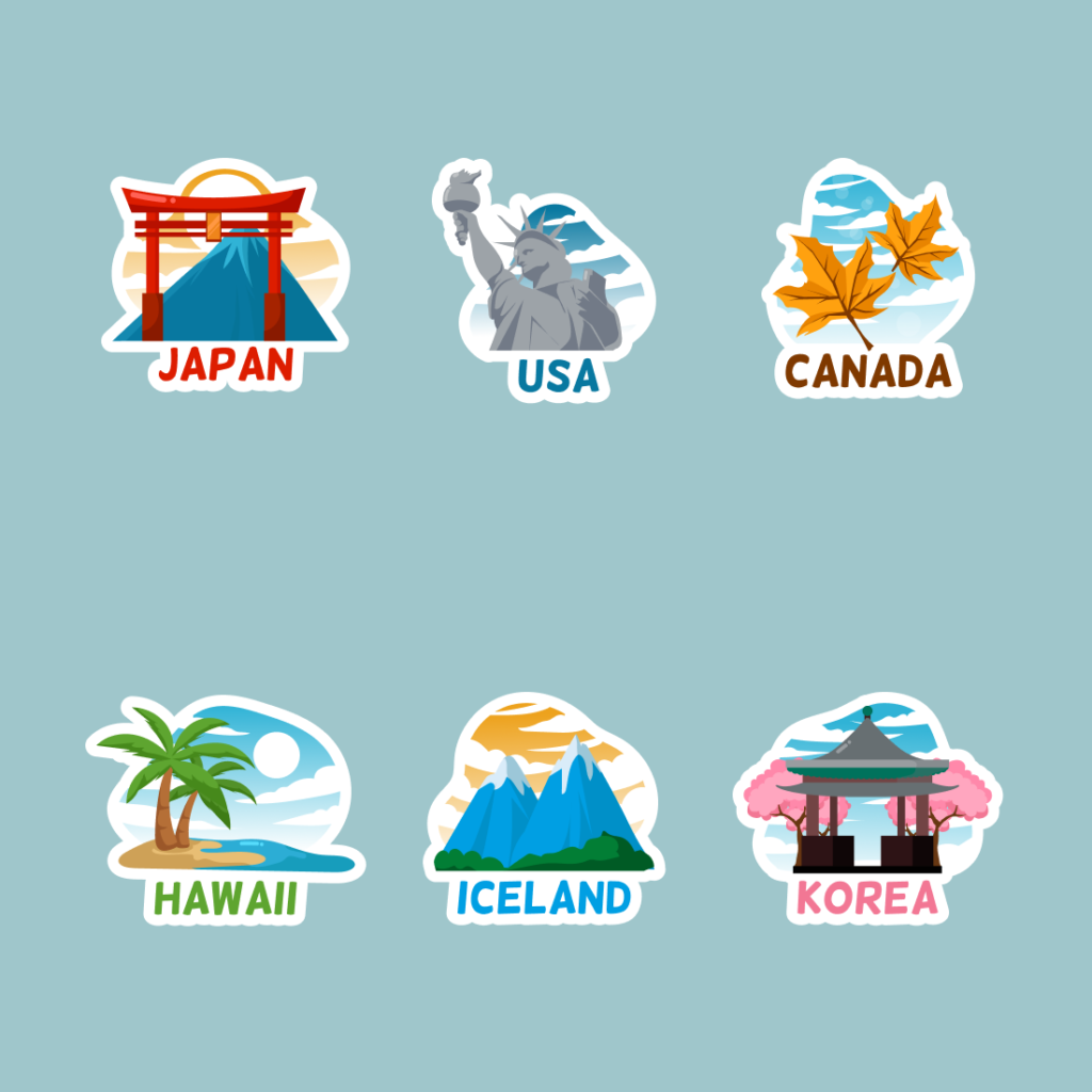 6 Country SVG Designs – MasterBundles