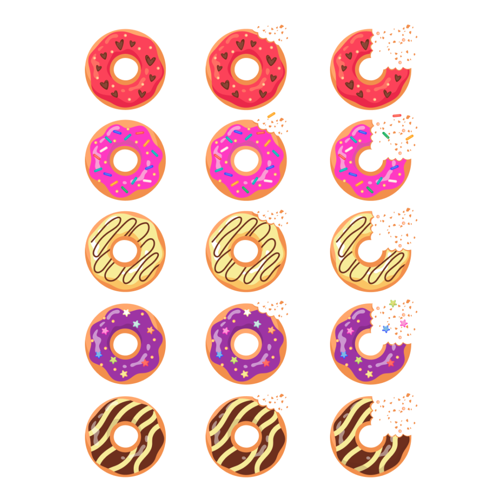 15 Clipart Donut SVG Designs – MasterBundles