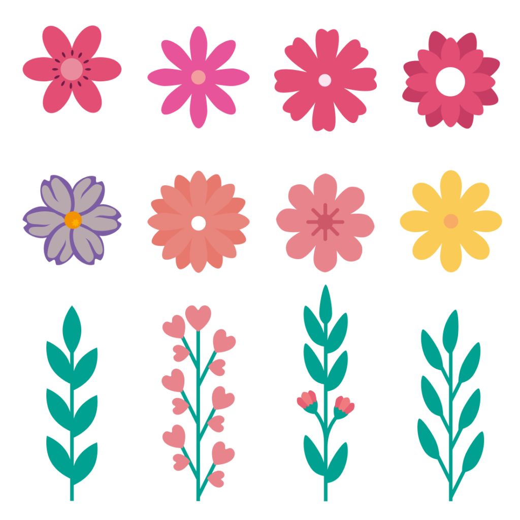 12 Flower SVG Designs – MasterBundles