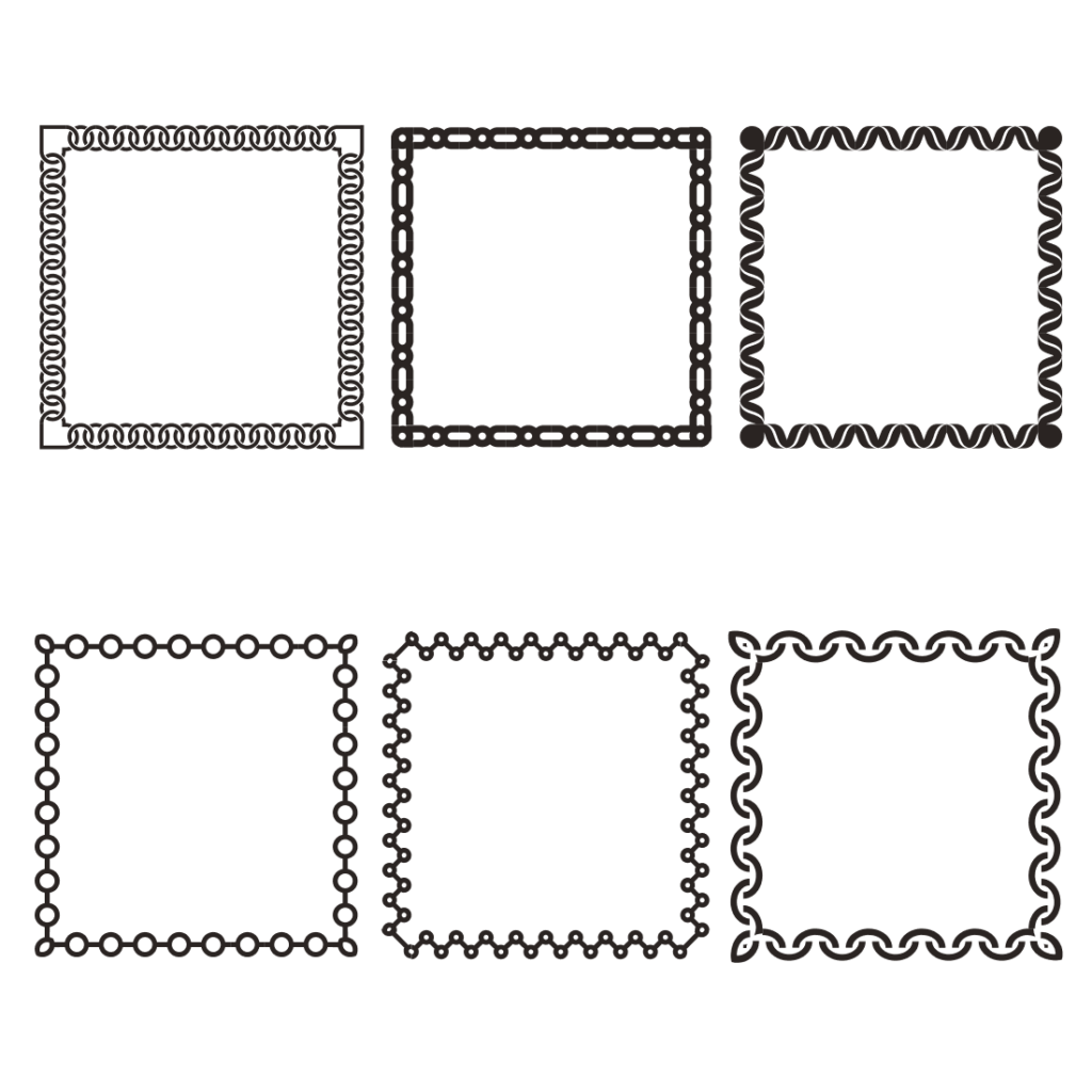 Square Border SVG – MasterBundles