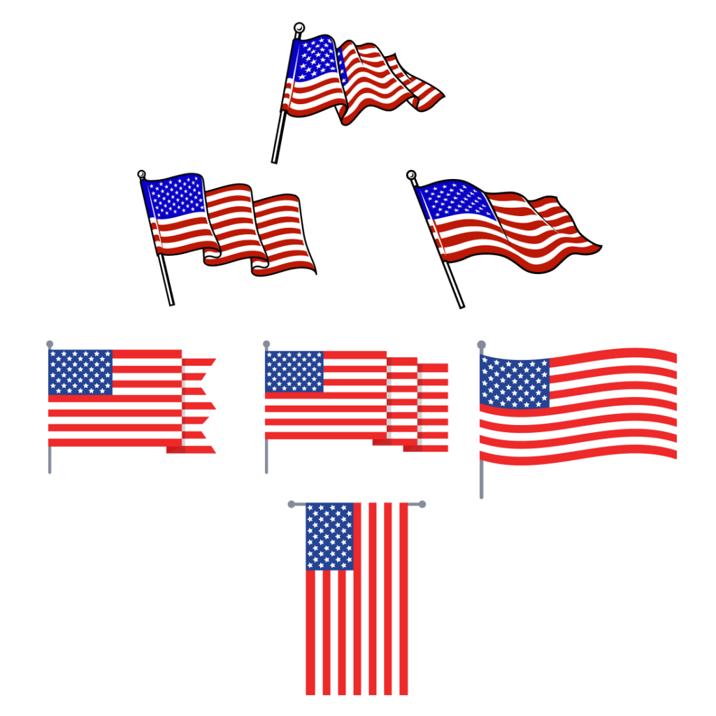 7 American Flag SVG Designs – MasterBundles