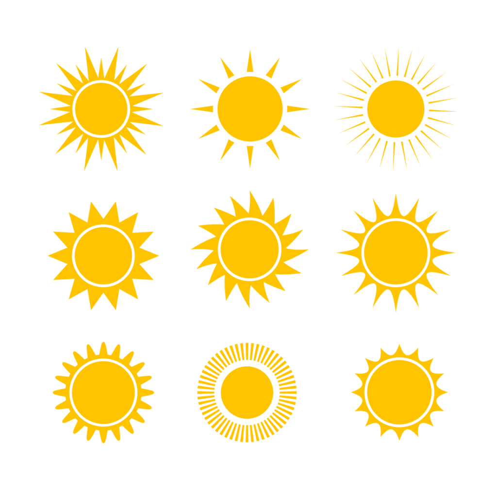 9 Sun SVG Designs – MasterBundles