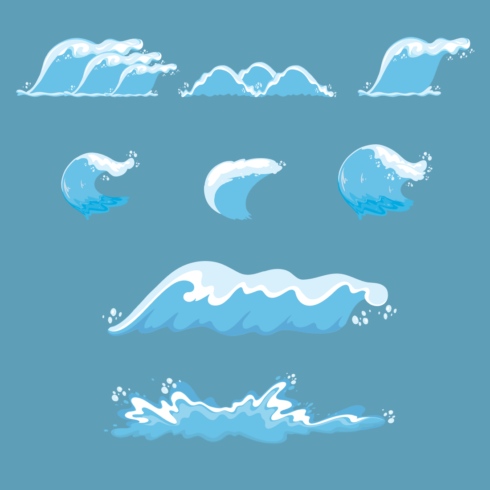 8 Wave SVG Designs – MasterBundles