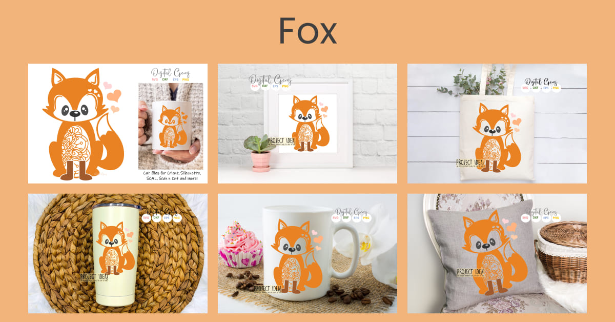 Fox SVG / EPS / DXF / PNG Files – MasterBundles