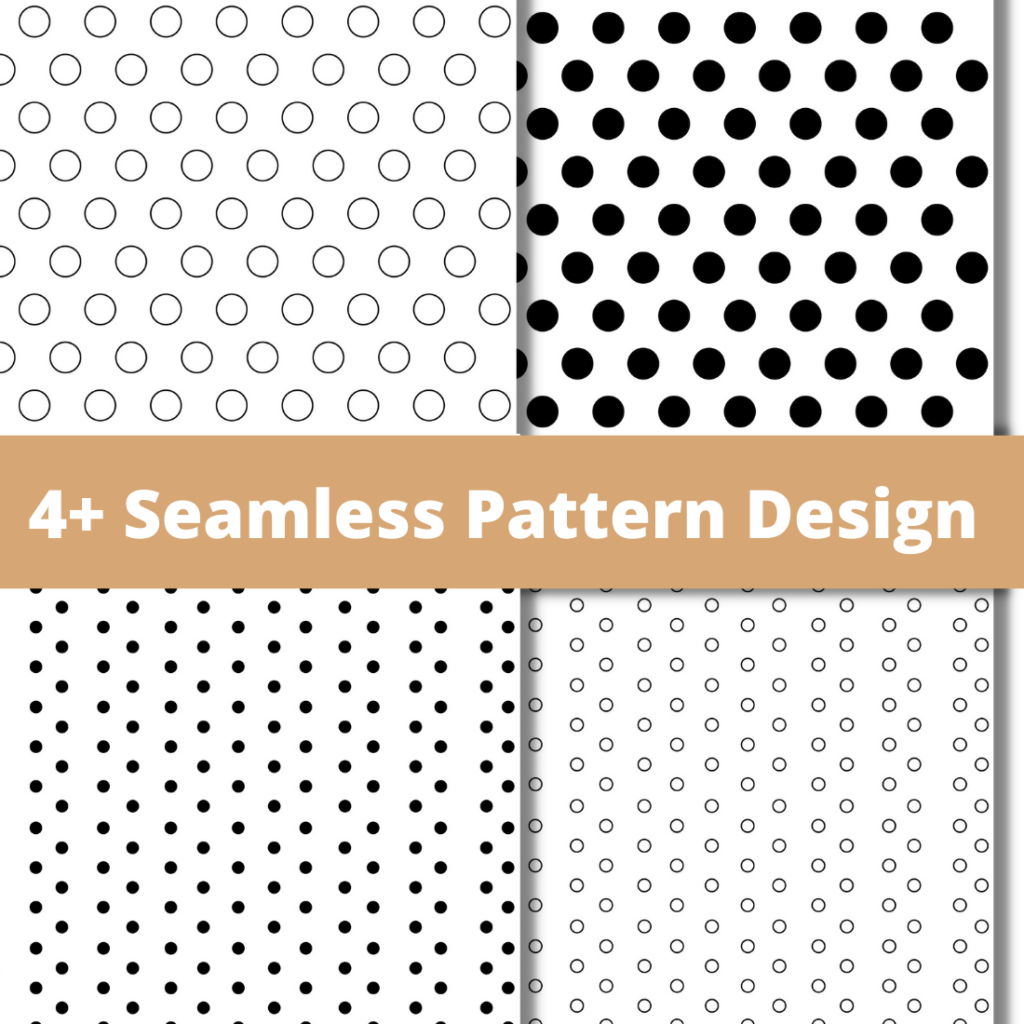 Simple Seamless Pattern Design Template - MasterBundles
