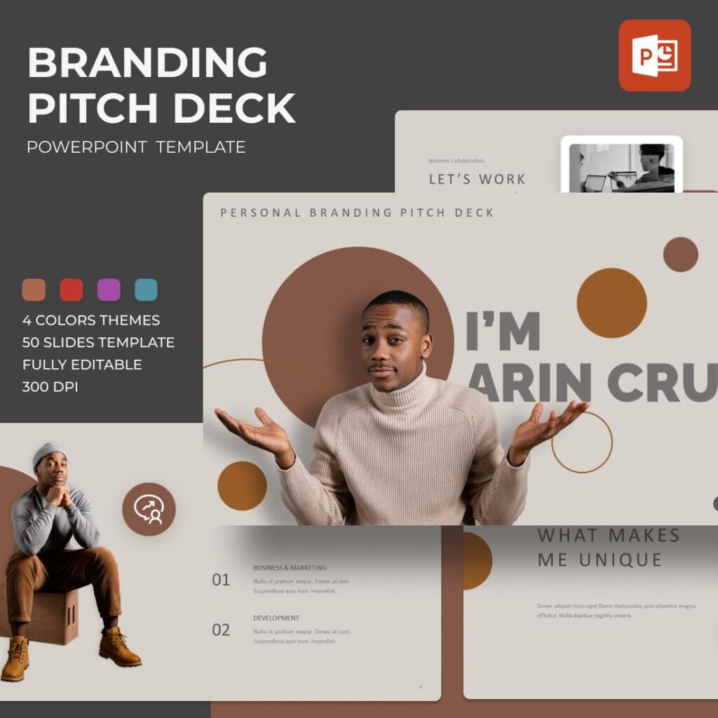 Branding Pitch Deck Powerpoint Template – MasterBundles