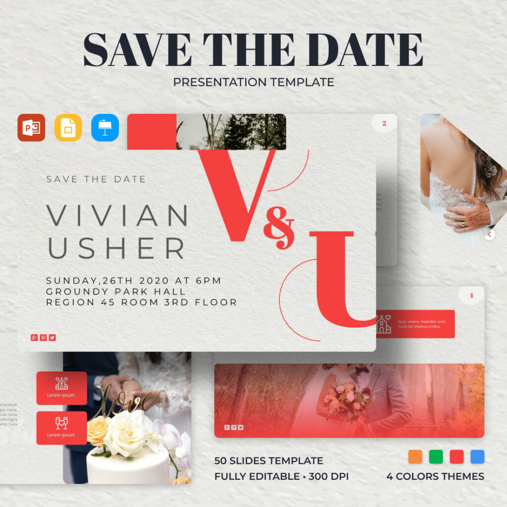Rustic Wedding Presentation Template – MasterBundles