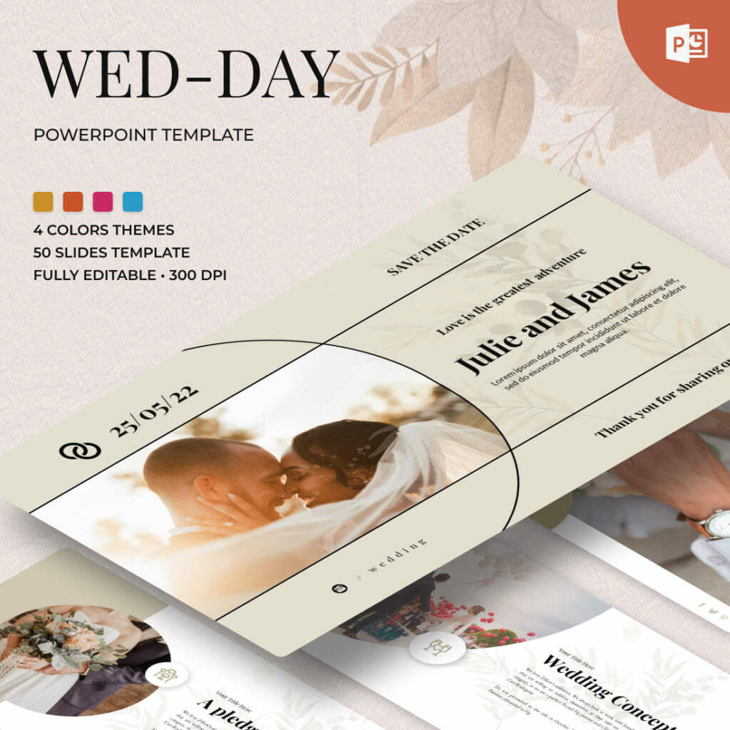 Wedding Planning Powerpoint Template – MasterBundles
