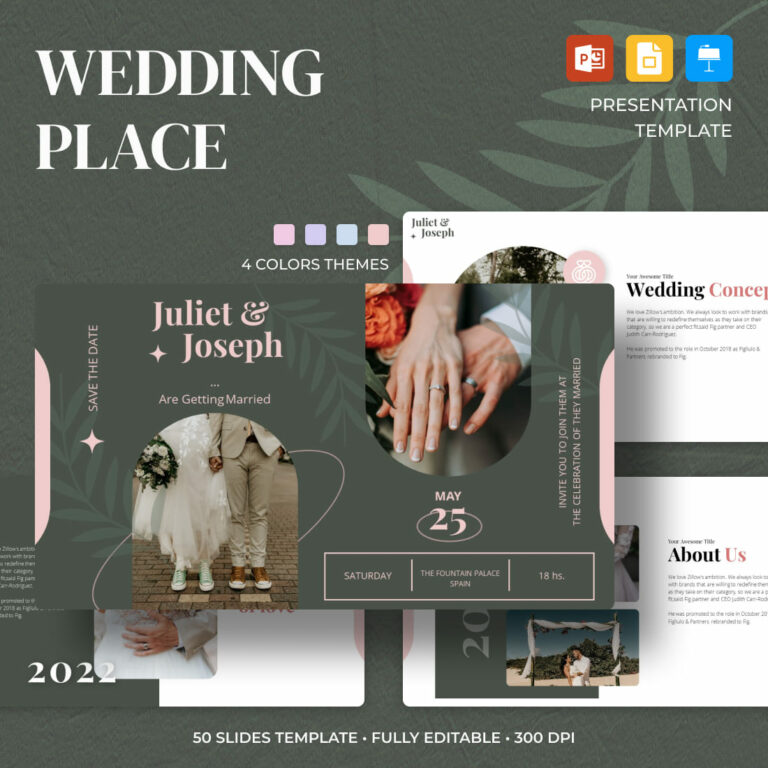 Free Wedding Slideshow Powerpoint Template – MasterBundles