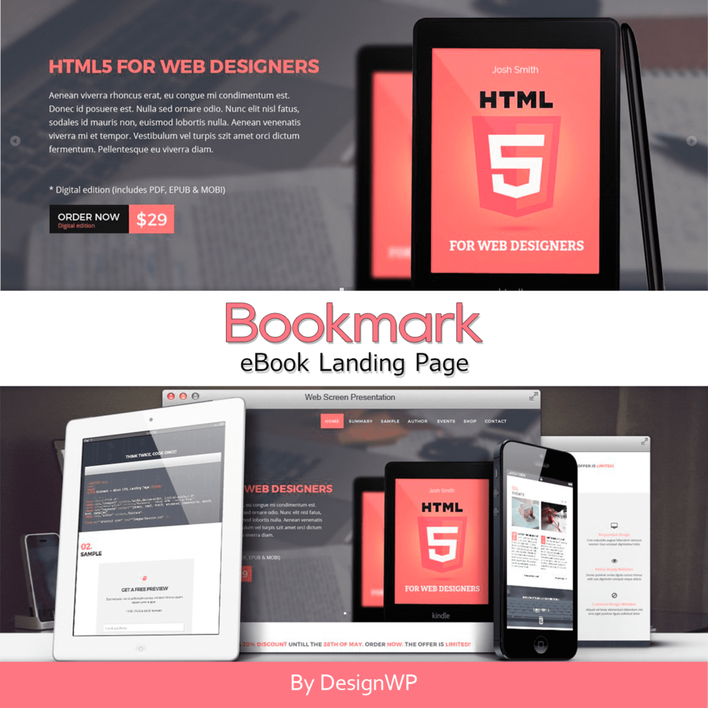 EBook Template For Canva | Linen | MasterBundles