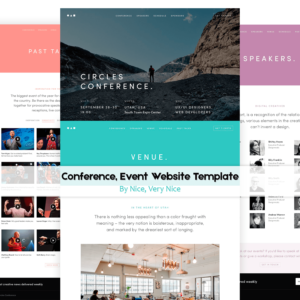 Conference, Event Website Template – MasterBundles