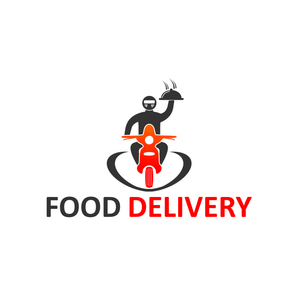 Food Delivery Custom Design Logo Template - MasterBundles