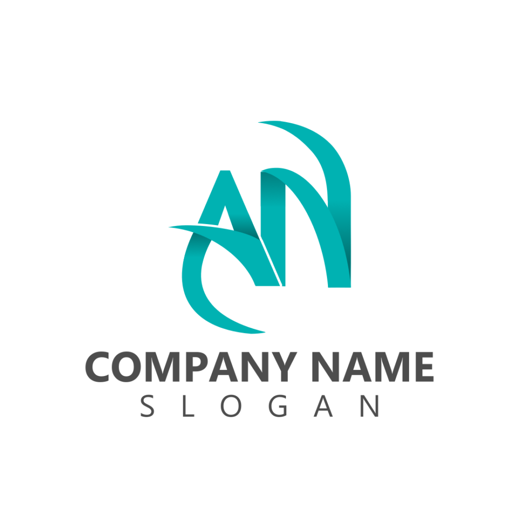 A.N Letter Initials Logo Design Template - MasterBundles