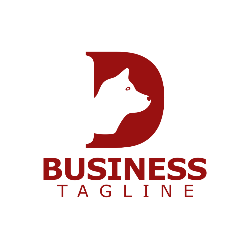 D Letter Pet Logo Design Template - MasterBundles