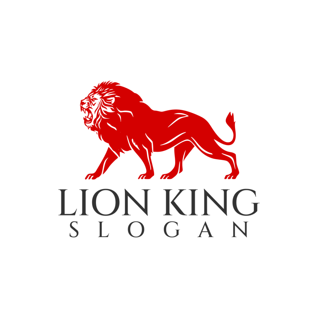 Lion Face Logo Design Template - MasterBundles