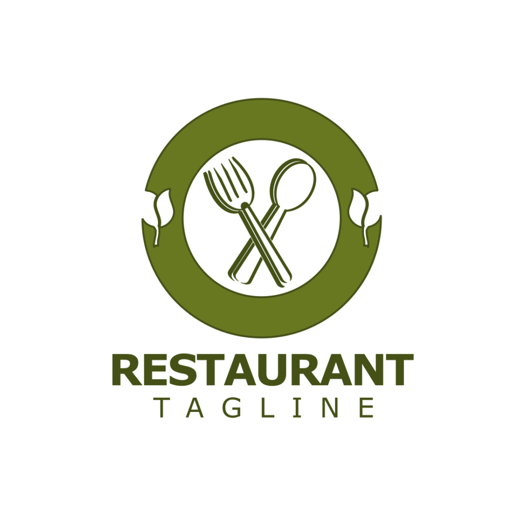 Restaurant Custom Design Logo Template - MasterBundles