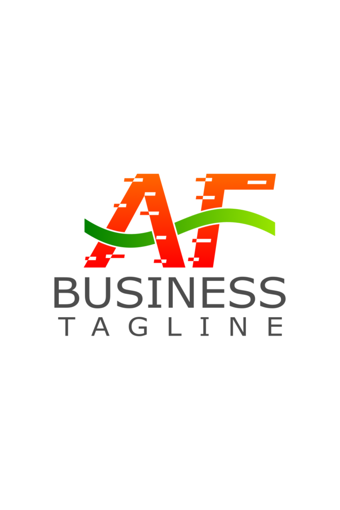 A.F Initials Logo Design Template - MasterBundles