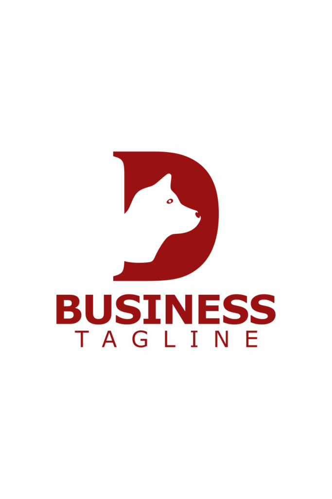 D Letter Pet Logo Design Template - MasterBundles