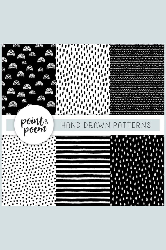 25+ Best Black and White Patterns in 2022: Free and Premium