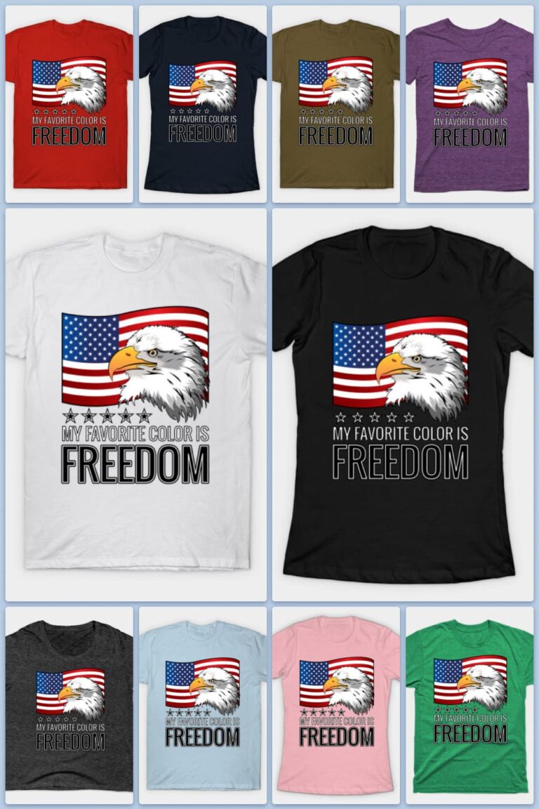 Patriotic T-shirts for the Whole Family and Inspirational Ideas for Prints