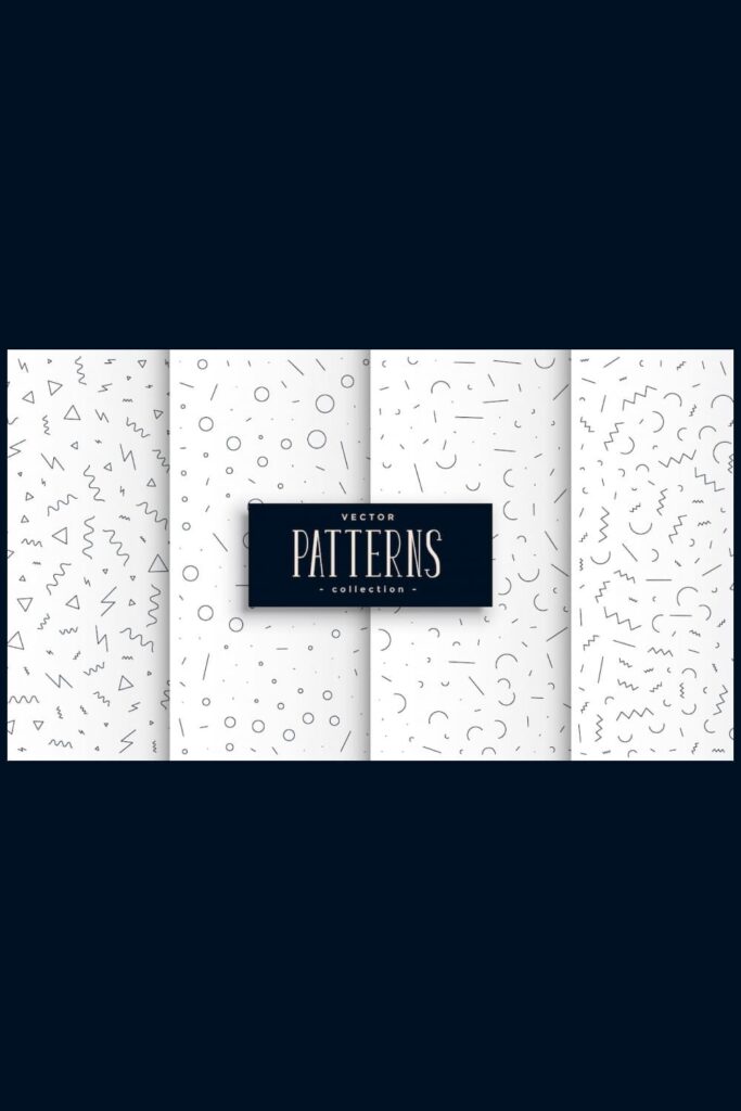 25+ Best Black and White Patterns in 2022: Free and Premium