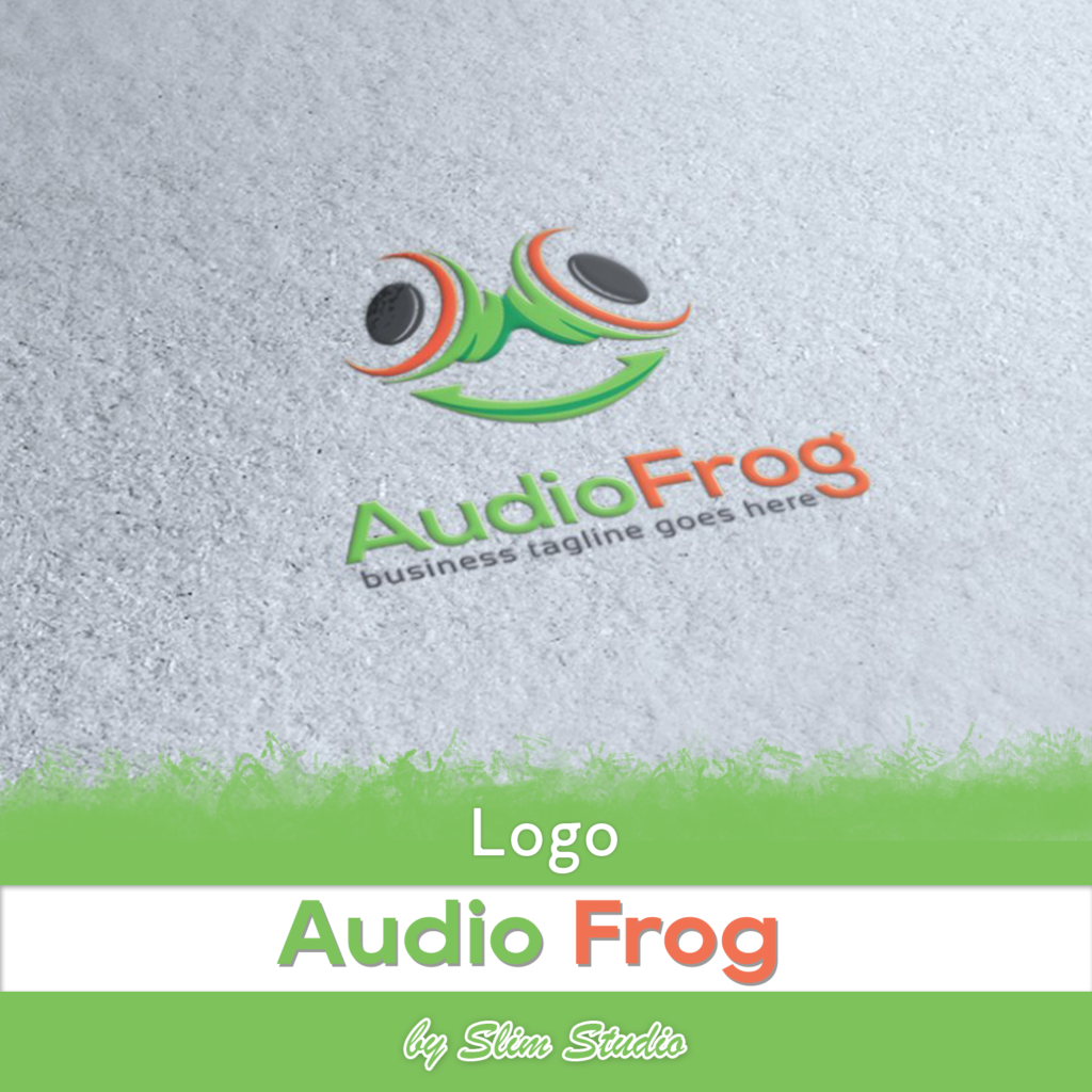 Audio Frog Logo – MasterBundles