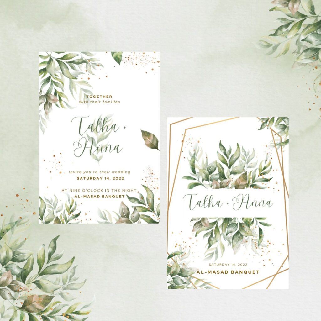 Leave Wedding Invitation - MasterBundles