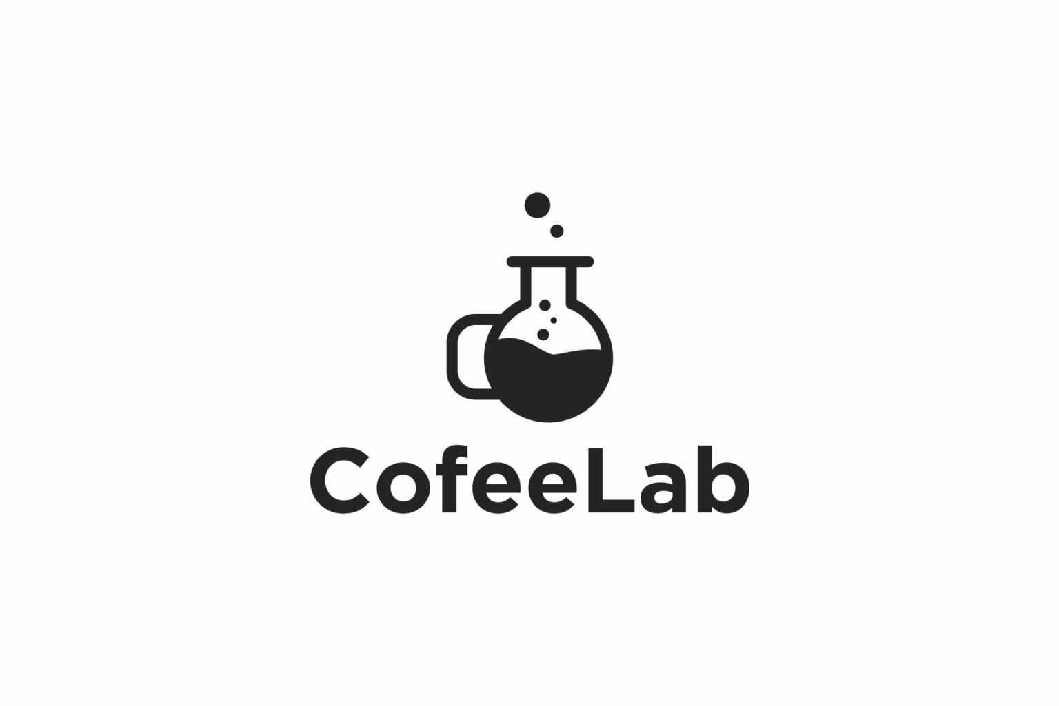 Cofee Lab Logo Template – MasterBundles
