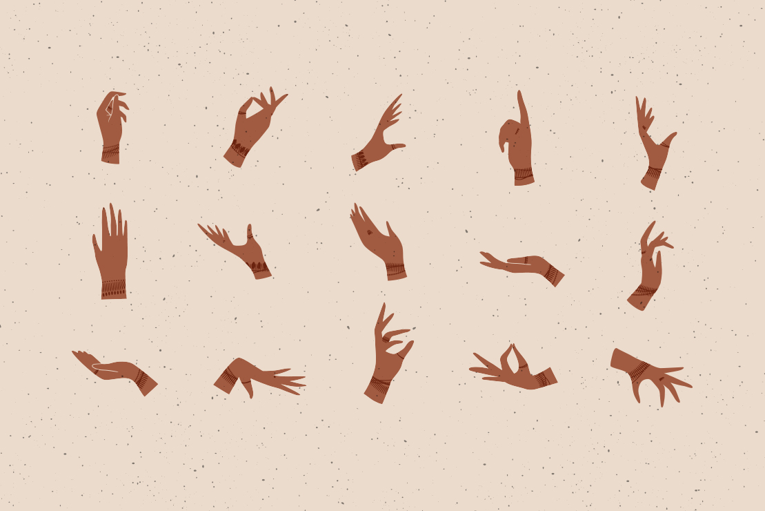 Fashionable Hands To Create a Logo - MasterBundles