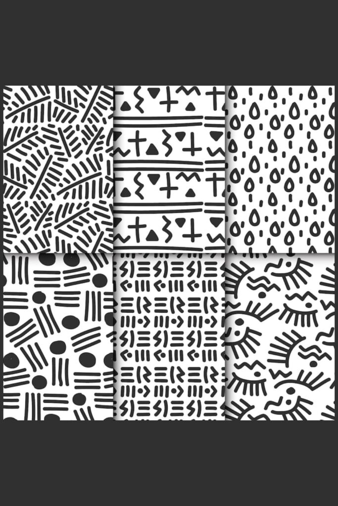 25+ Best Black and White Patterns in 2022: Free and Premium