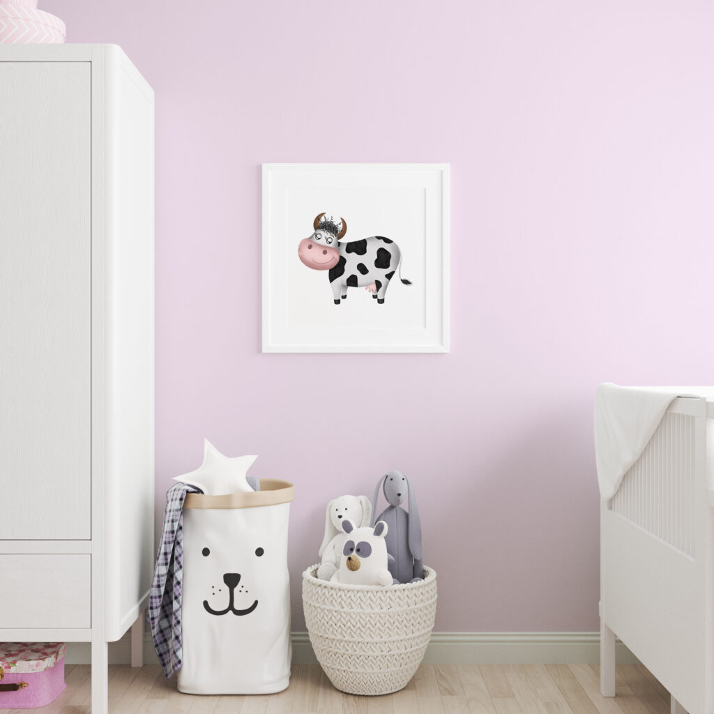 Cute cow - MasterBundles