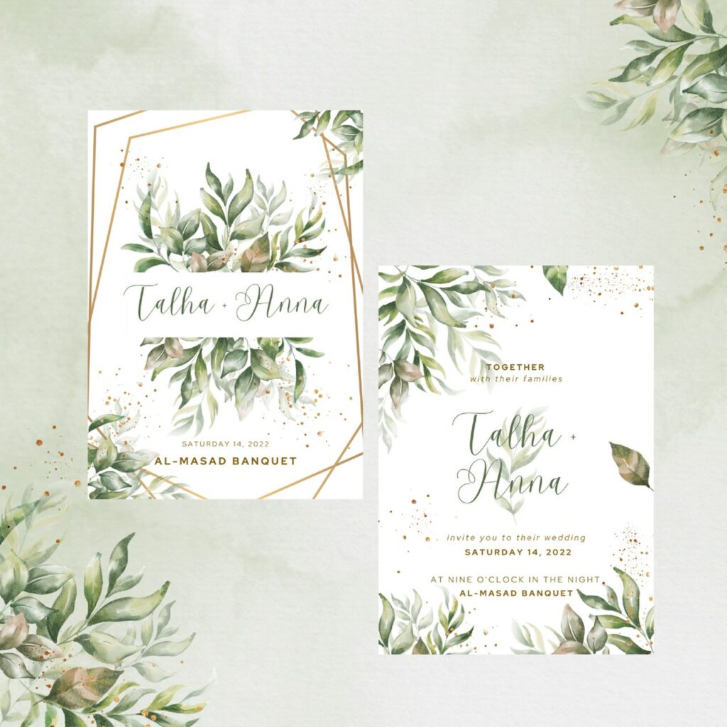 Leave Wedding Invitation - MasterBundles