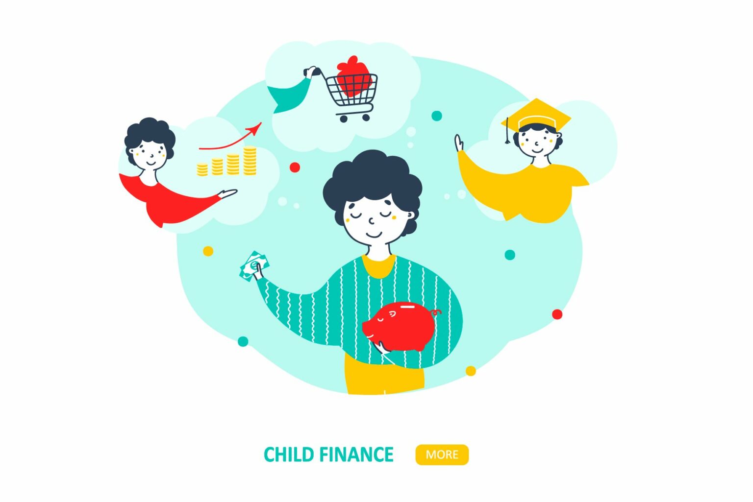 Child Finance - Financial Illustration – MasterBundles