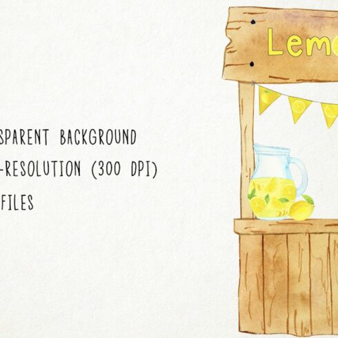 Watercolor Lemonade Clipart, Summer | Master Bundles