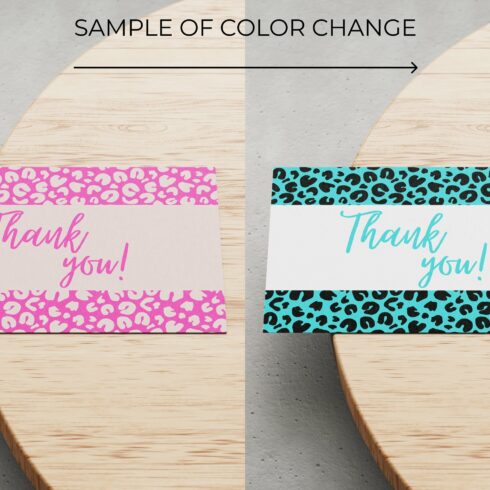 Pink Thank You Card Template | Master Bundles