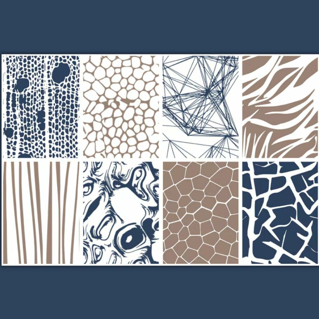 8 Organic Seamless Vector Patterns - MasterBundles