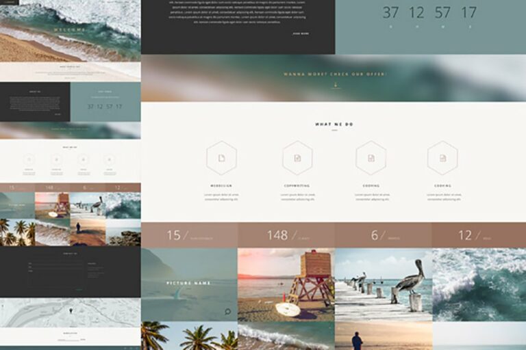 Seaside - One Page Template HTML – MasterBundles