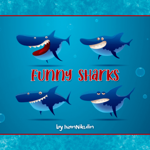 Funny Sharks – MasterBundles