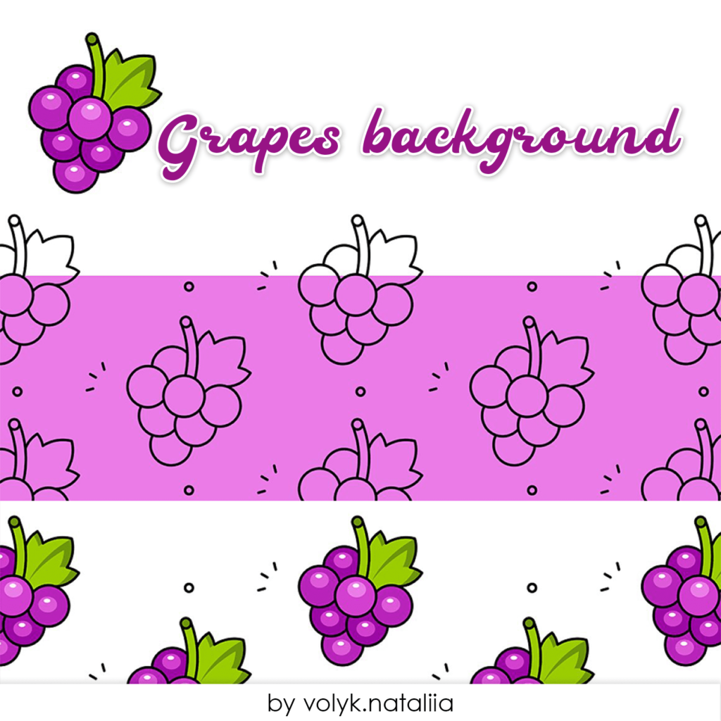 Grapes Background – MasterBundles