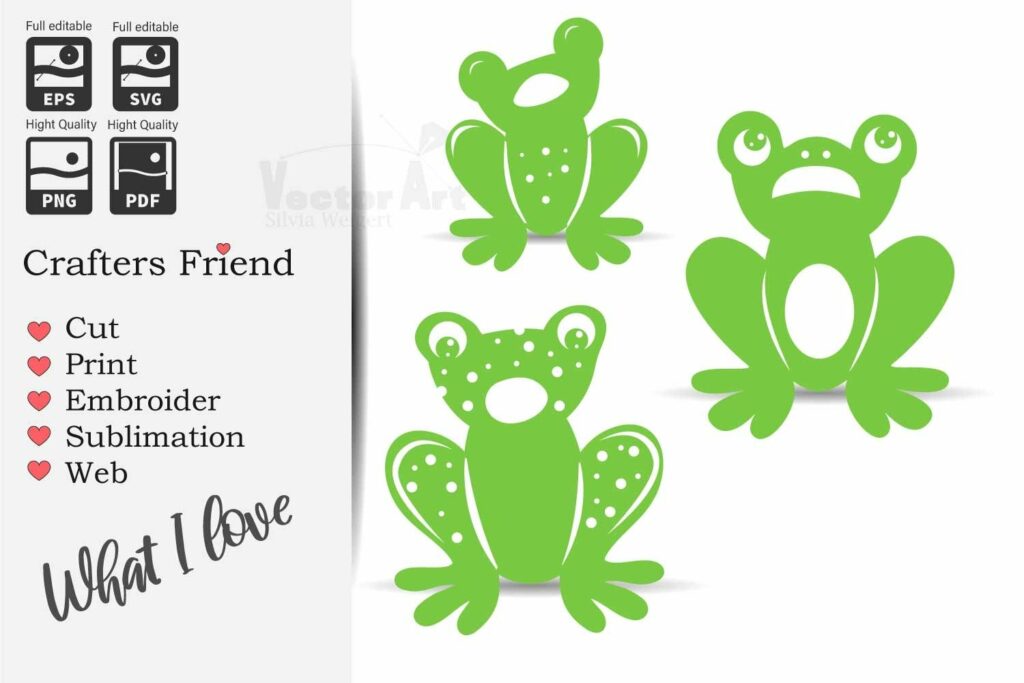 Frogs Collection SVG - Cut Files for Beginners – MasterBundles