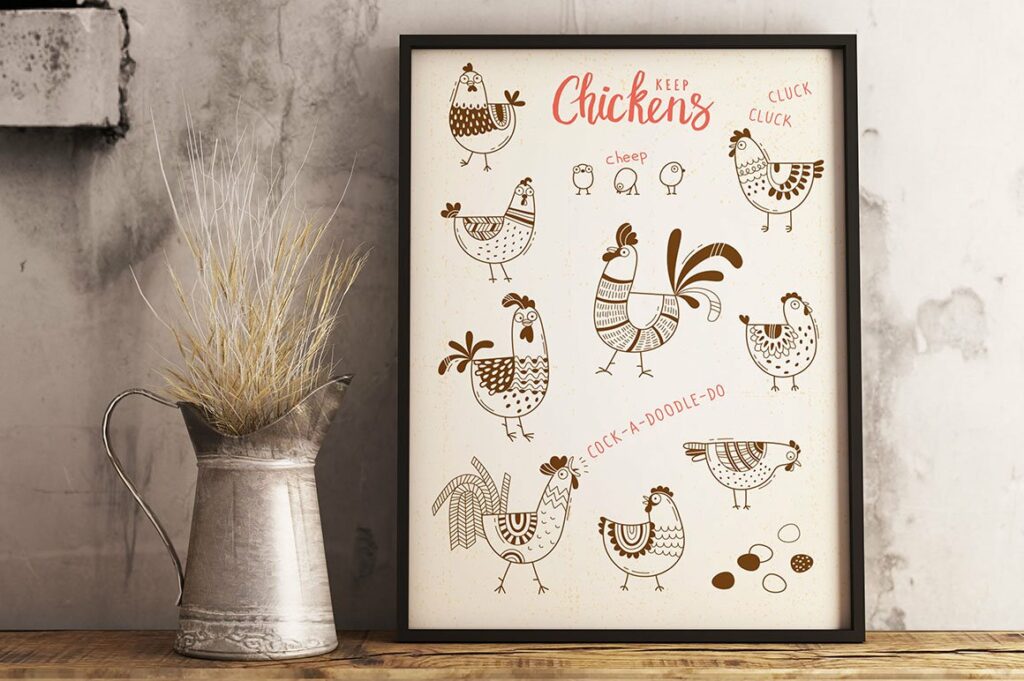 Keep Chicken - Design Set – MasterBundles