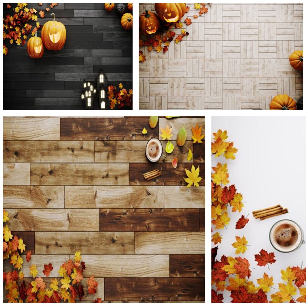 4 Autumn Set Mockups Background – MasterBundles