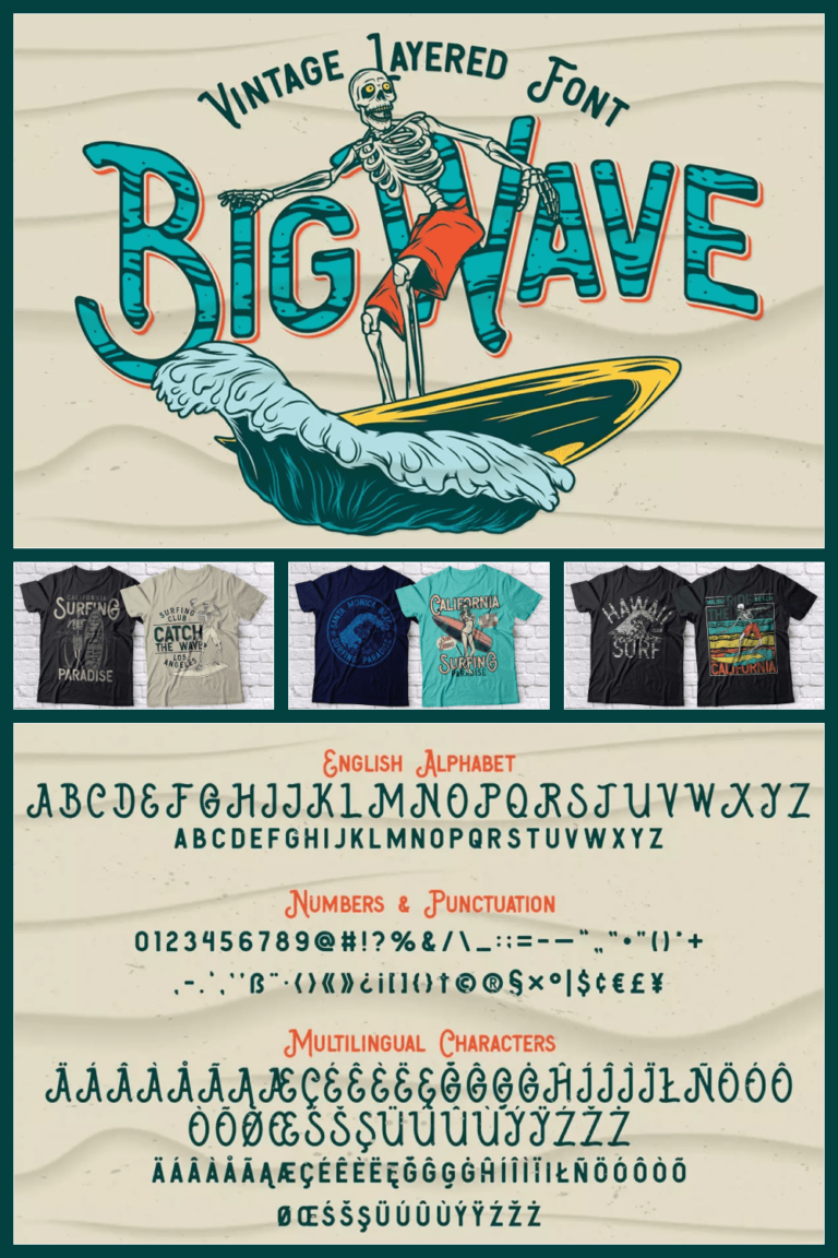 35+ Best Fonts for T-shirts in 2022: Unique Design & Style