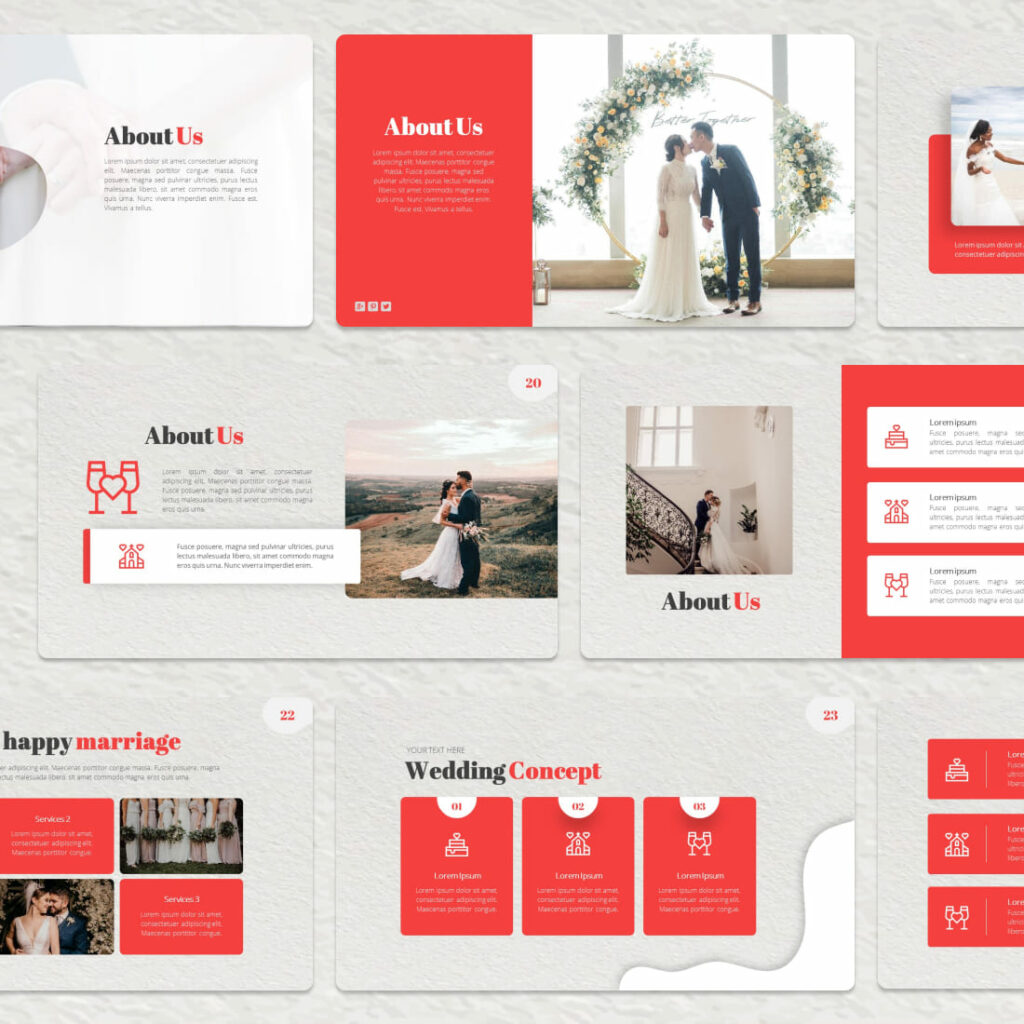 Rustic Wedding Powerpoint Template – MasterBundles
