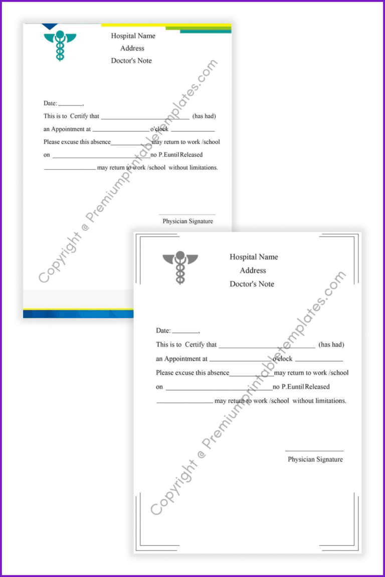 45+ Best Doctor's Notes Templates for 2023 - MasterBundles