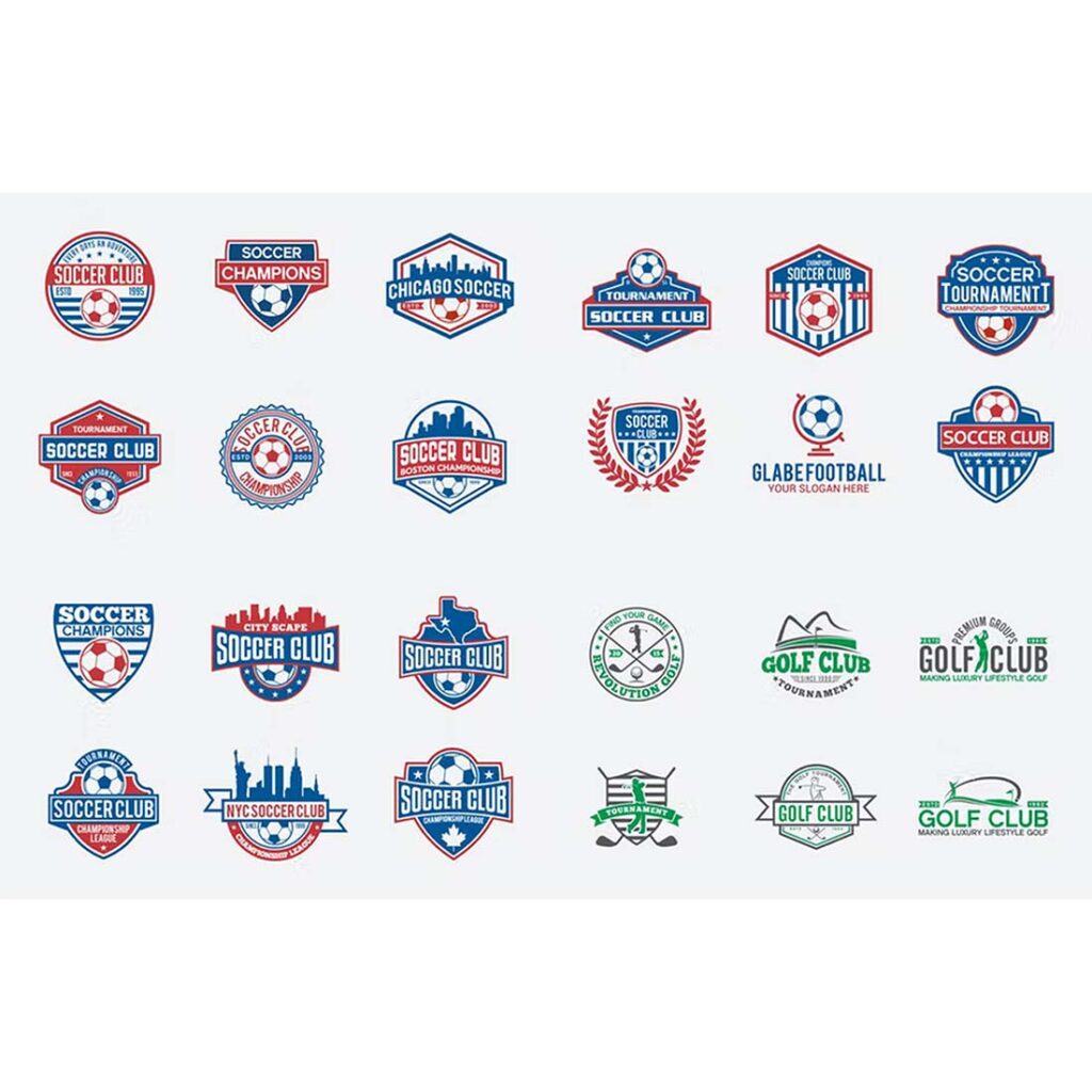 173 Sports Badges and Logo Bundle - MasterBundles
